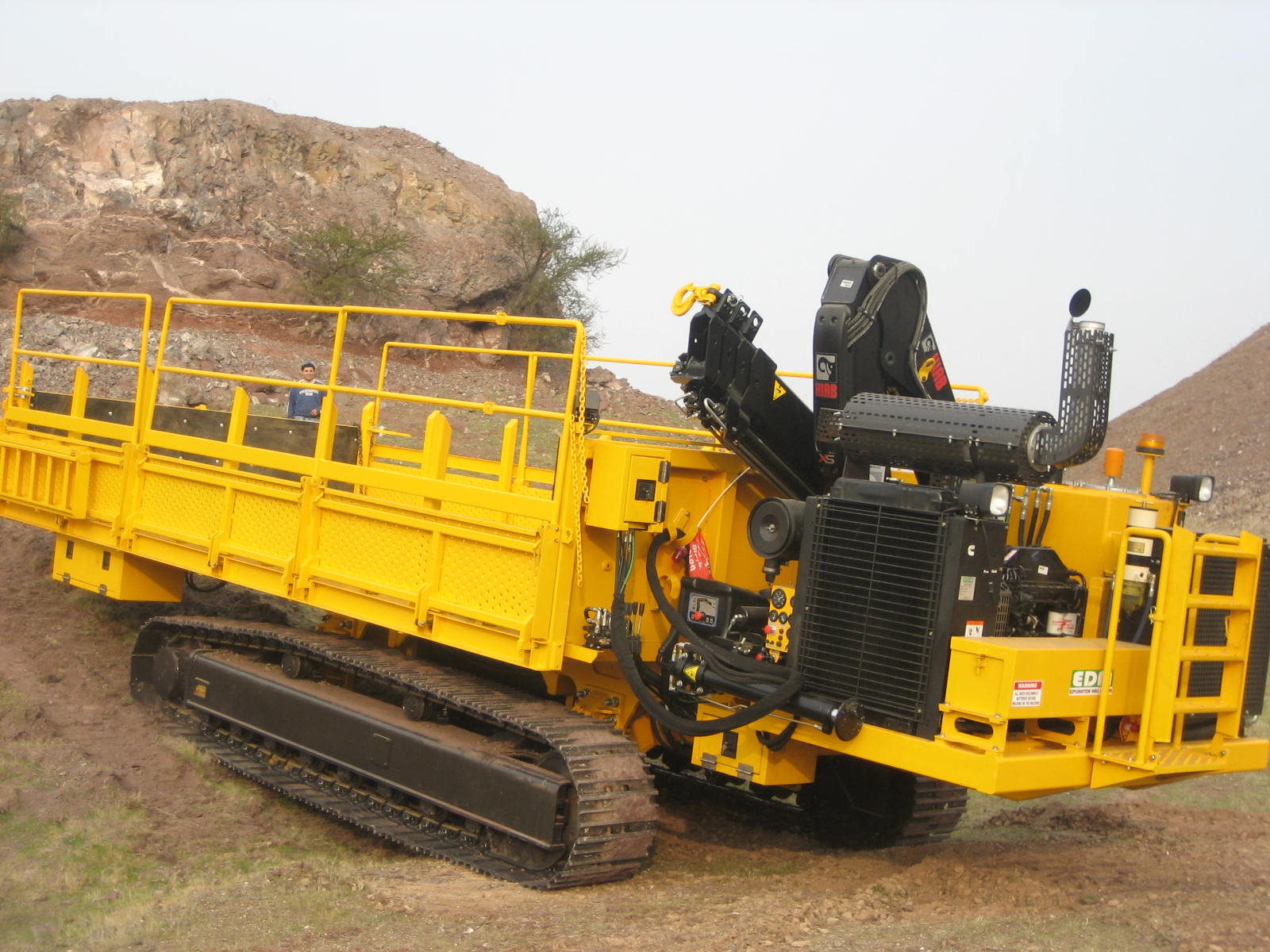 Remote Controlled Rod carrier with Crane – Containerised | EDM ...