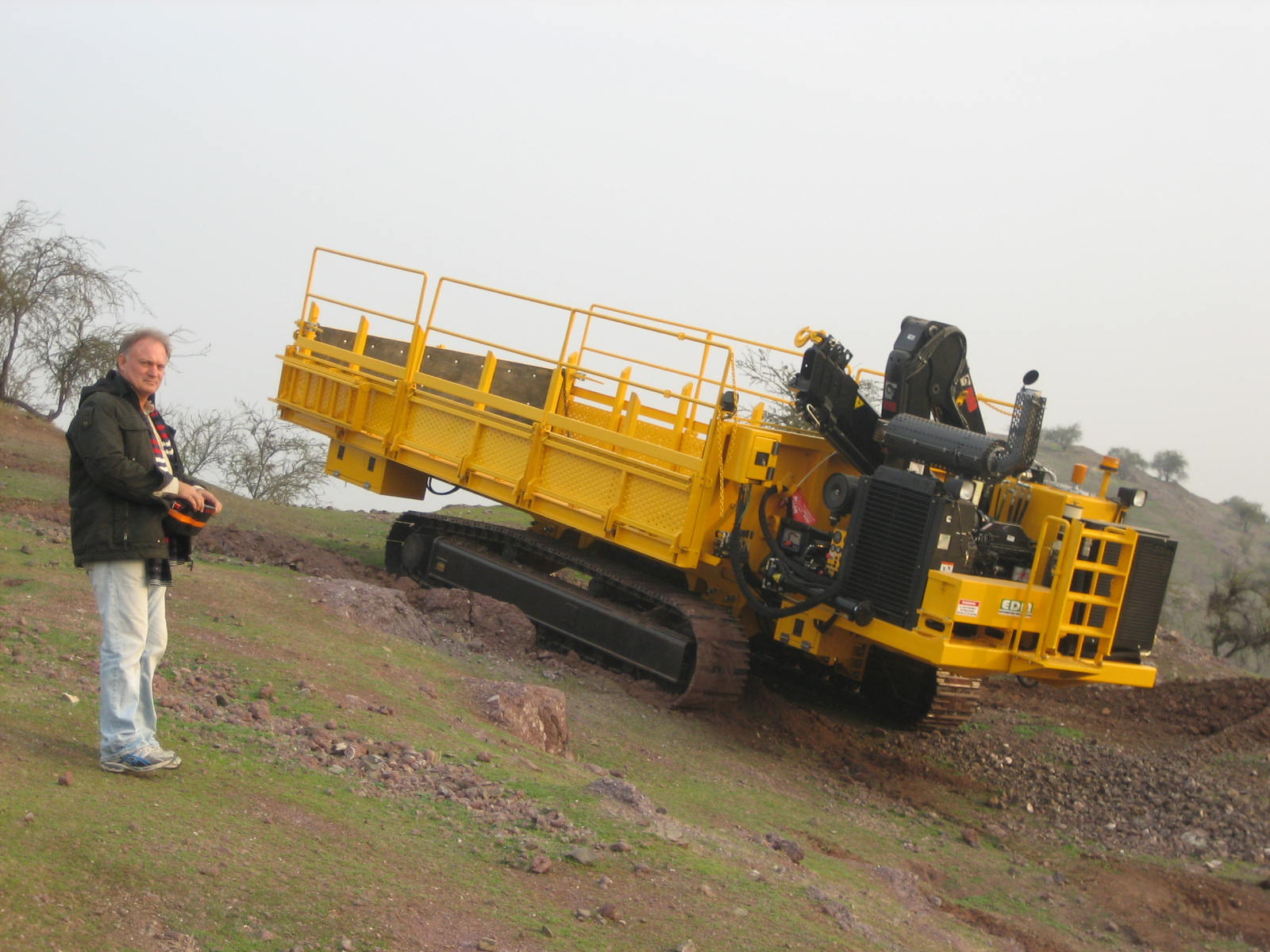 Remote Controlled Rod carrier with Crane – Containerised | EDM ...